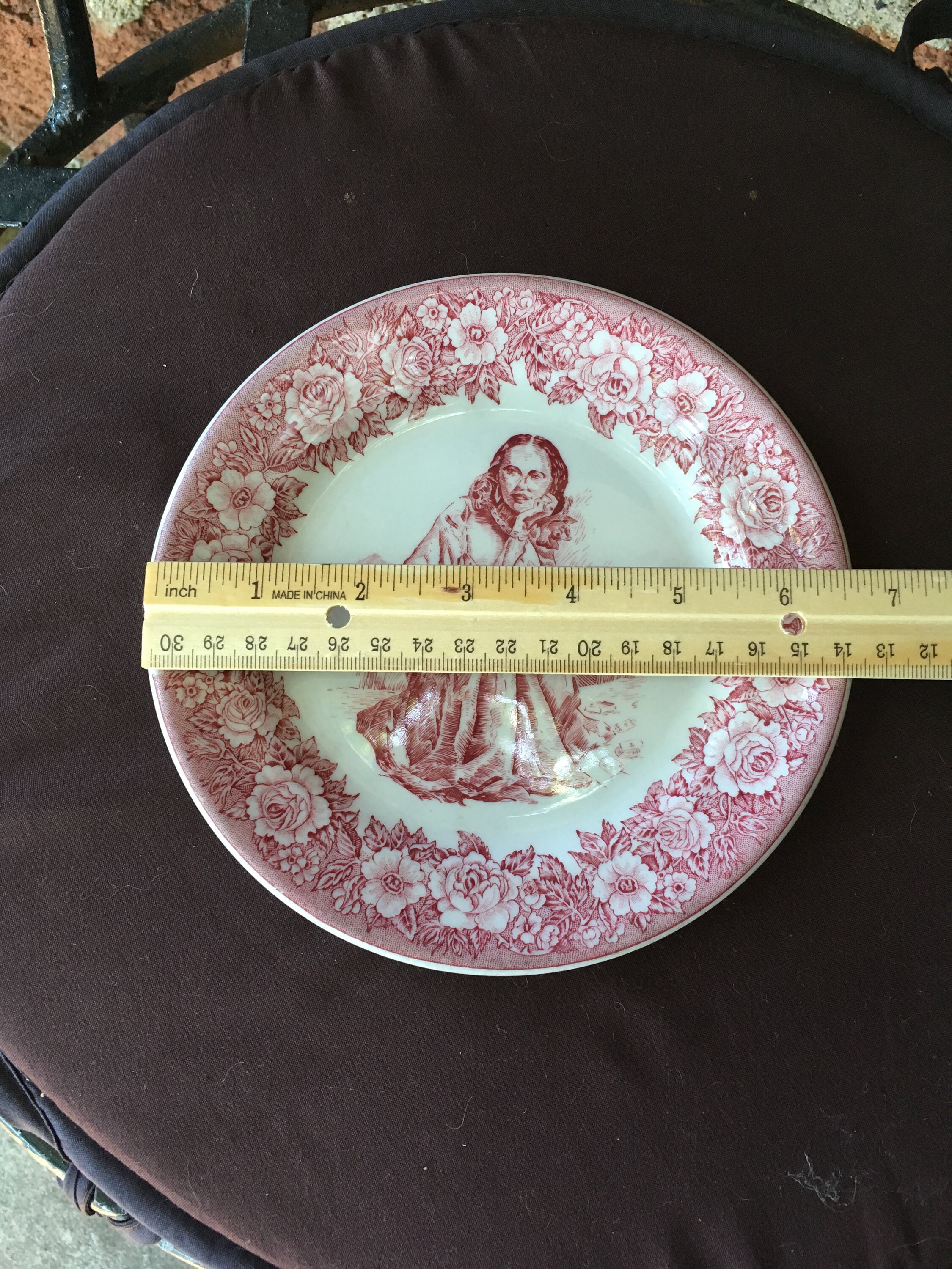 RARE Shenango Gypsy Fortune Teller Plate China the Domino - Etsy