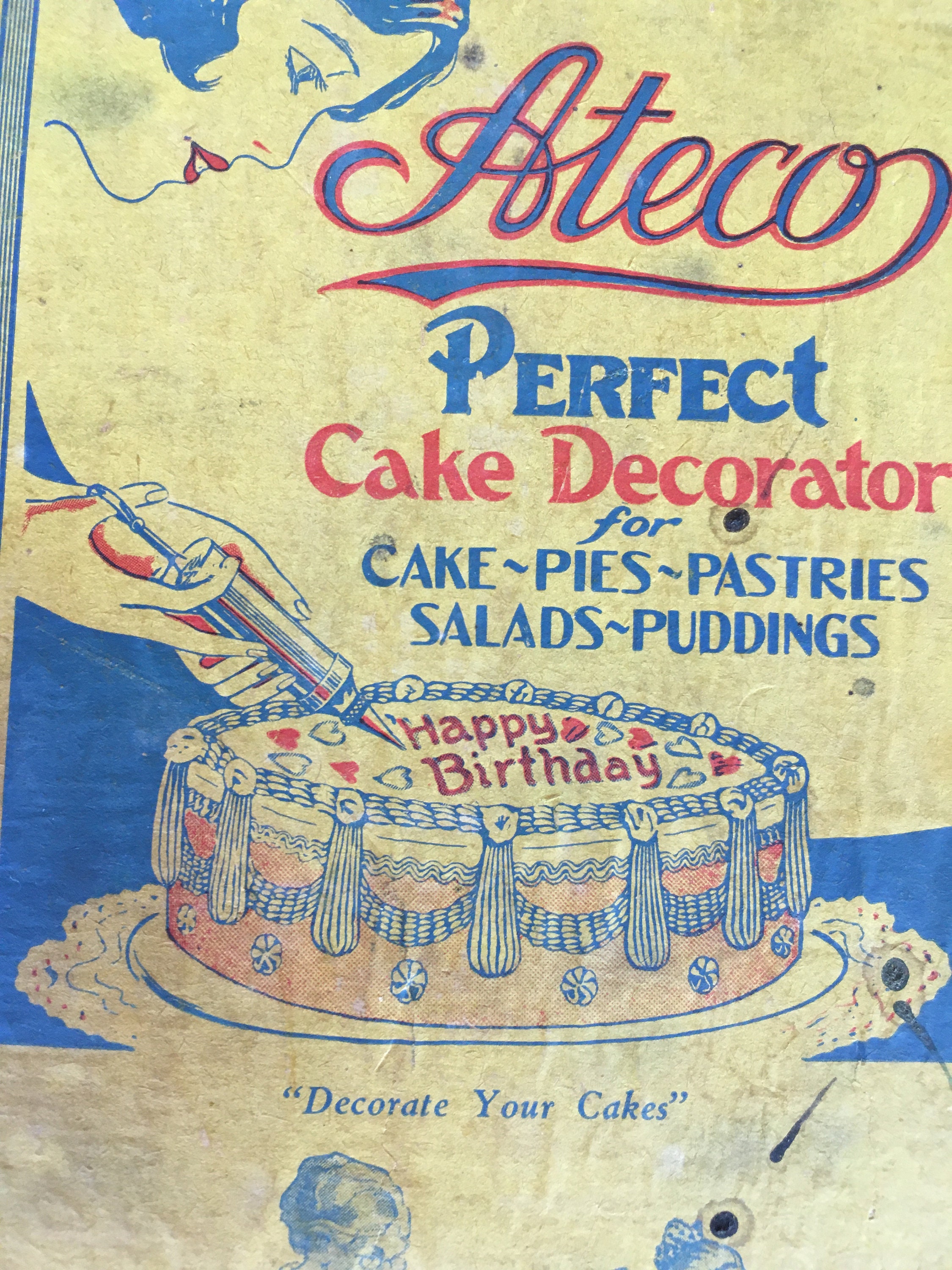 Vintage Ateco Perfect Cake Decorator Set for Cakes Pies - Etsy