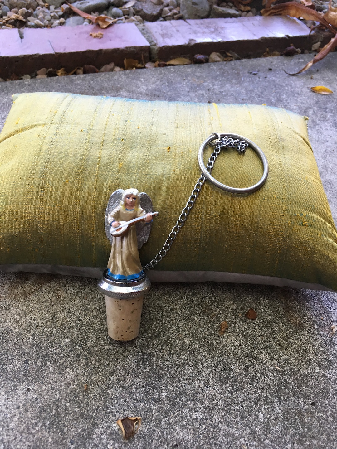 Vintage Solid Metal Angel Bottle Cork Stopper - Old, New Stock Mint ...