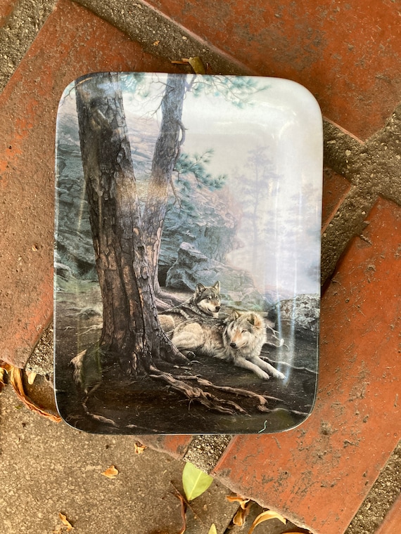 The Wolves Lie Low by Daniel Smith 1996 Bradford Exchange - Etsy