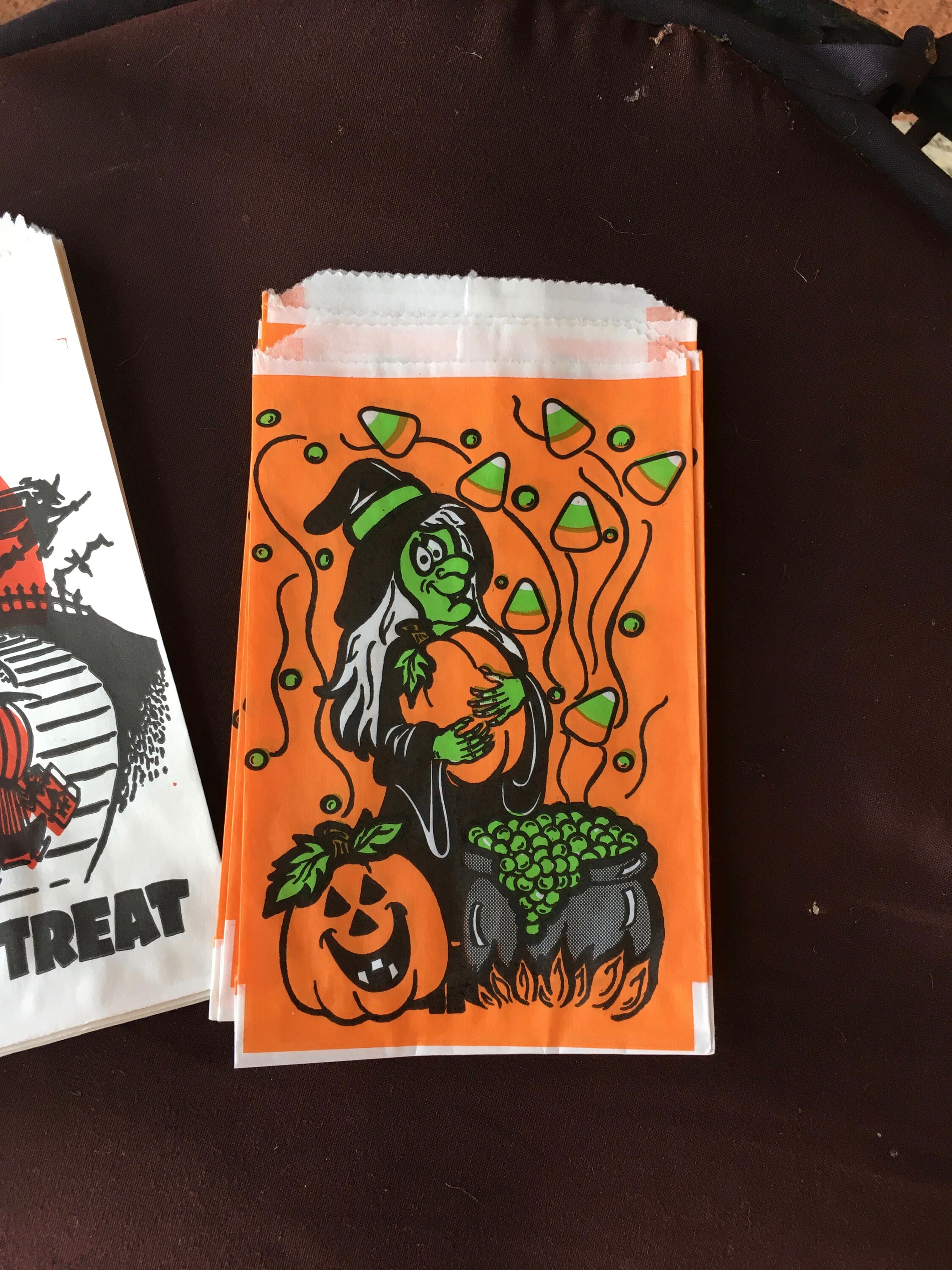 Vintage Halloween Paper Treat Bags 2 estilos 6 bolsas cada | Etsy