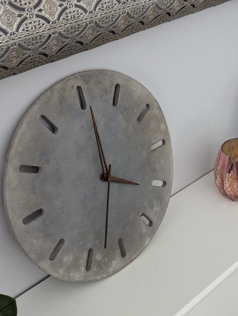 Concrete Clock - Etsy