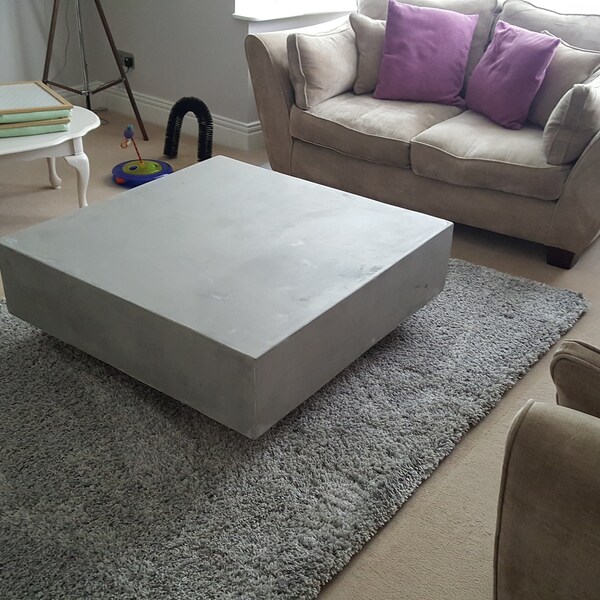 Concrete Coffee Table - Etsy