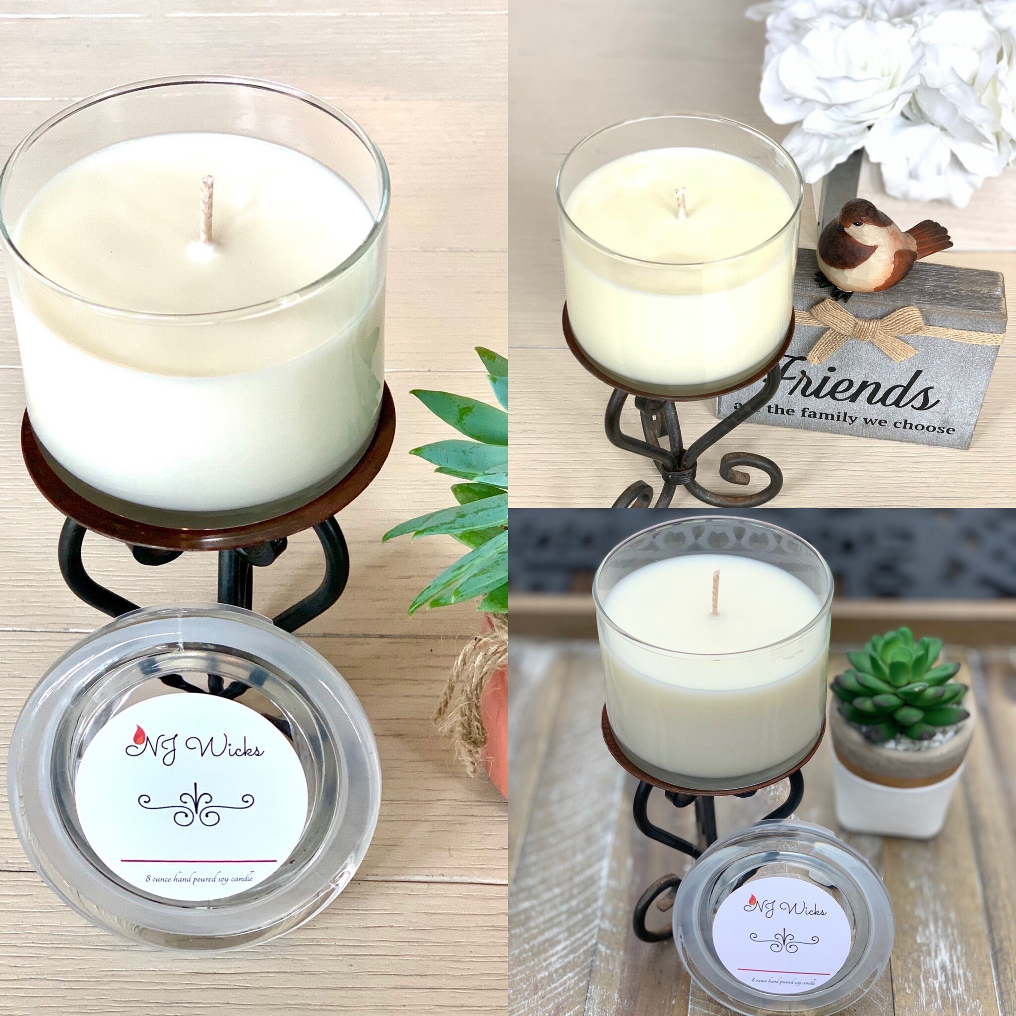 Raw Sugar Mandarin Soy Candle, Hand Poured Soy Candle, Natural Candle ...