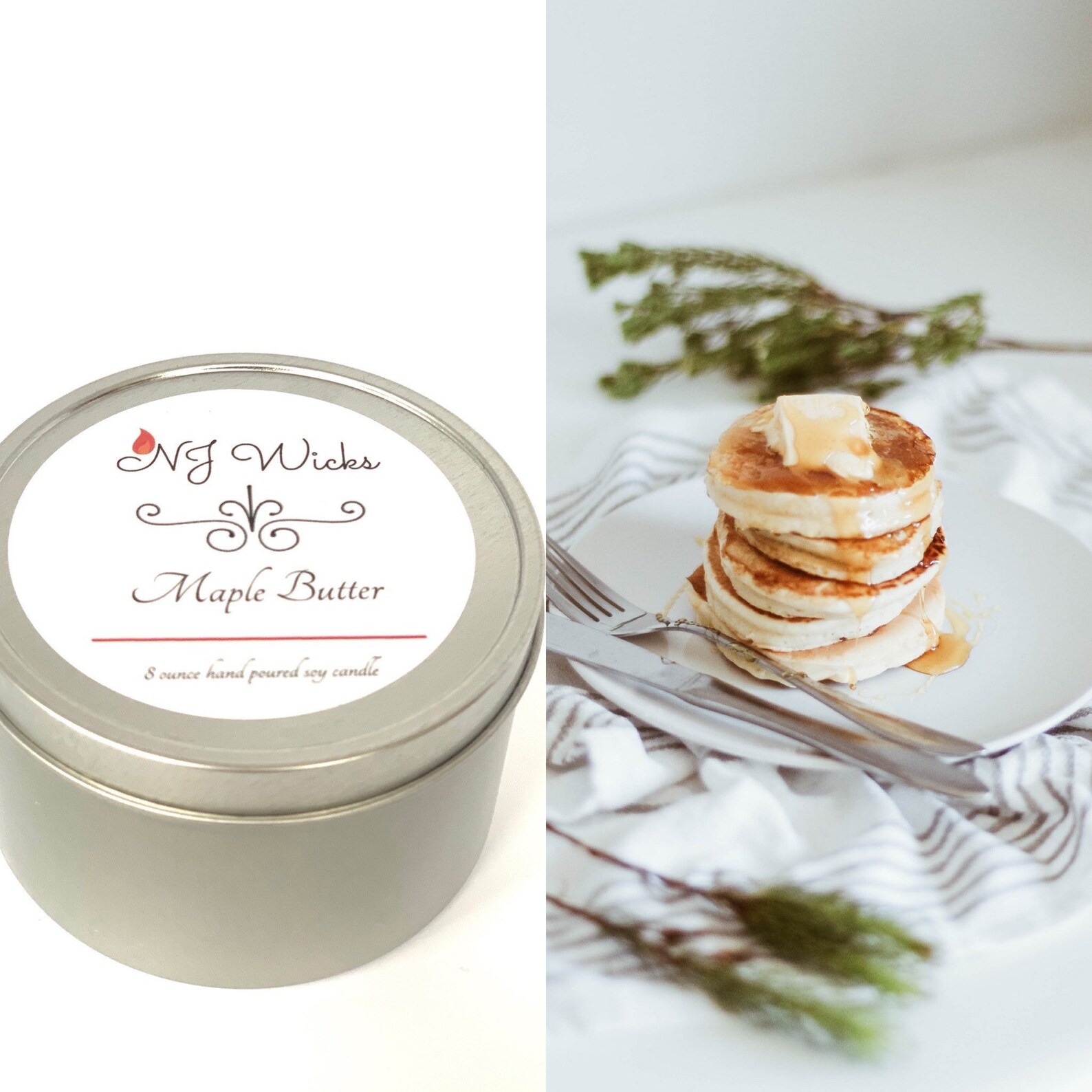 Maple Butter Scented Candle Scented Soy Candle All Natural - Etsy