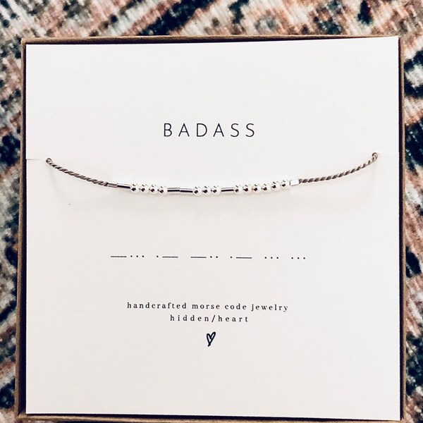 Morse Code Bracelet - Etsy
