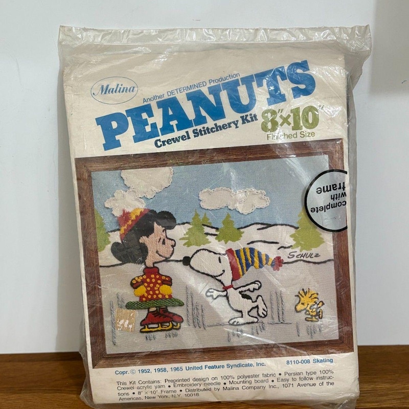 Peanuts Cross Stitch Kits - Etsy