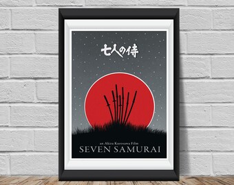 Seven Samurai Art | Etsy