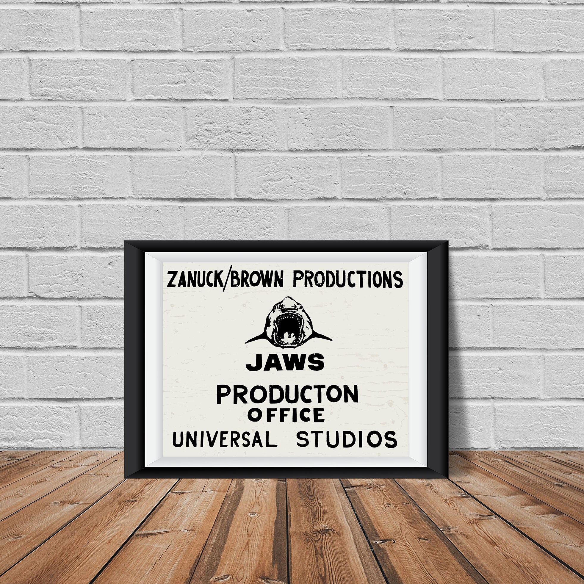 Jaws Jaws Production Office Sign Print Replica | Etsy