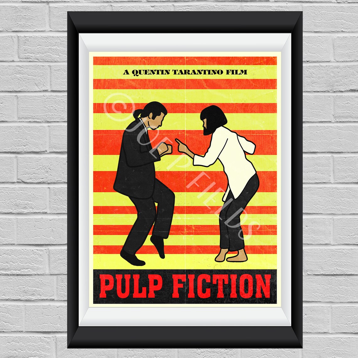 Quentin Tarantino Retro Vintage Style Movie Poster Set 0R | Etsy