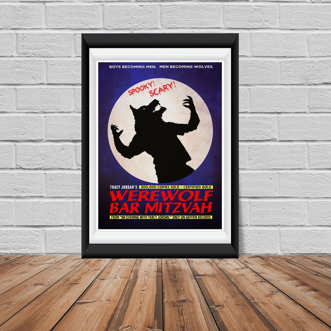 Werewolf Bar Mitzvah 30 Rock Poster Art Print Wall Decor - Etsy