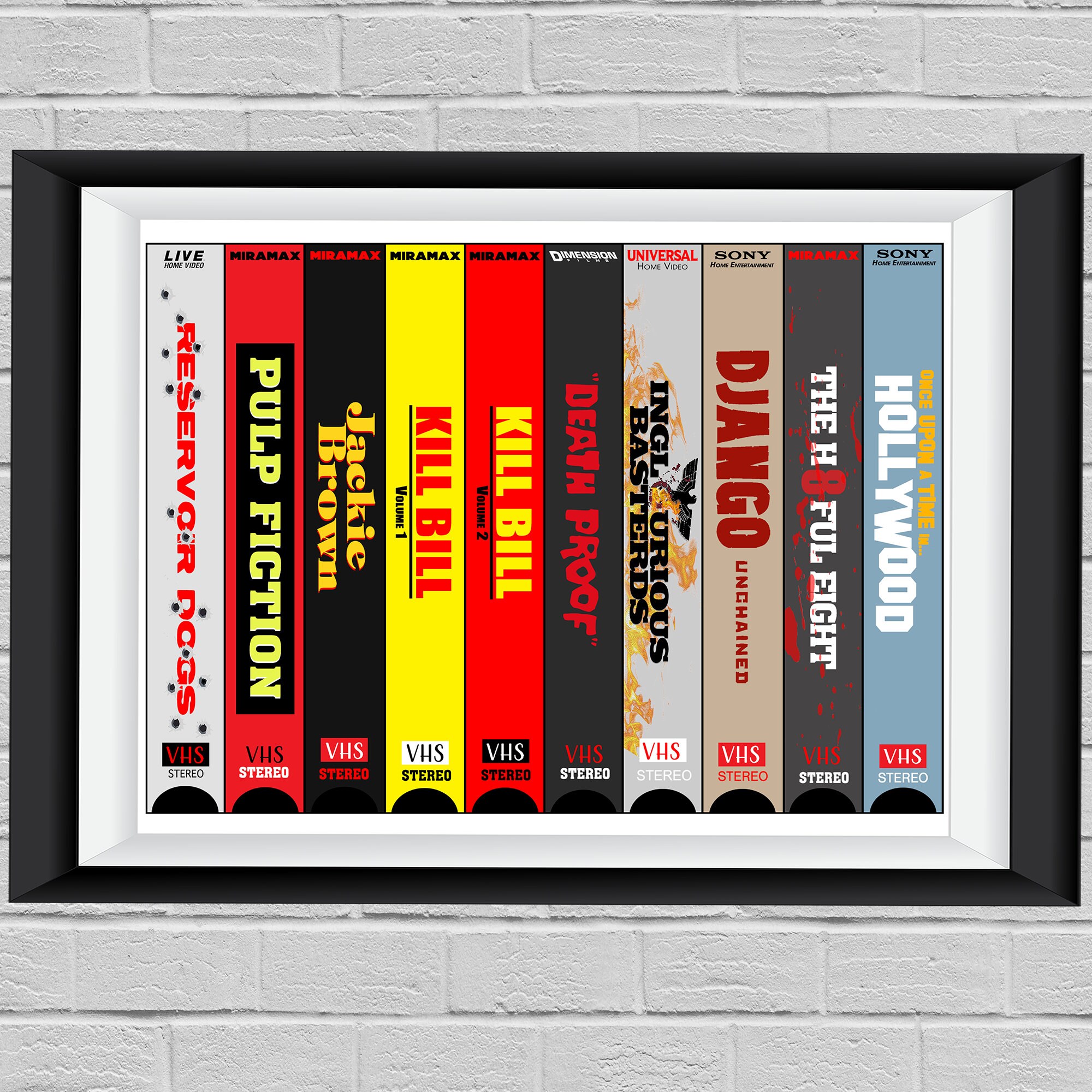 Quentin Tarantino directed By VHS Print Cult - Etsy