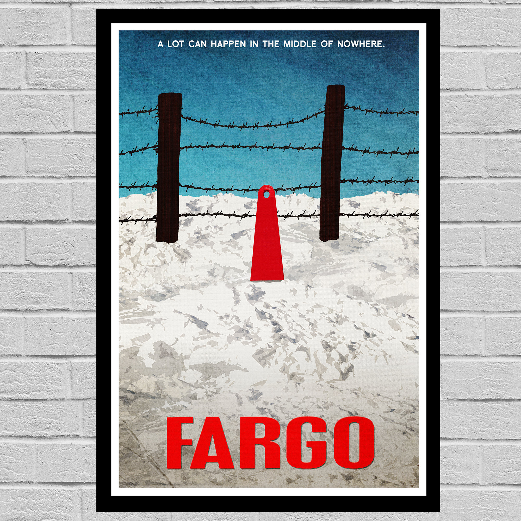 Fargo Original Movie Poster Art Print Coen Brothers Joel - Etsy