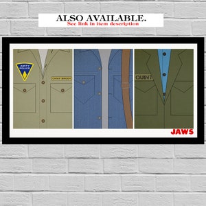 Jaws - Quint, Hooper, Brody, Mayor Larry Vaughn Inspired Costume Poster ...