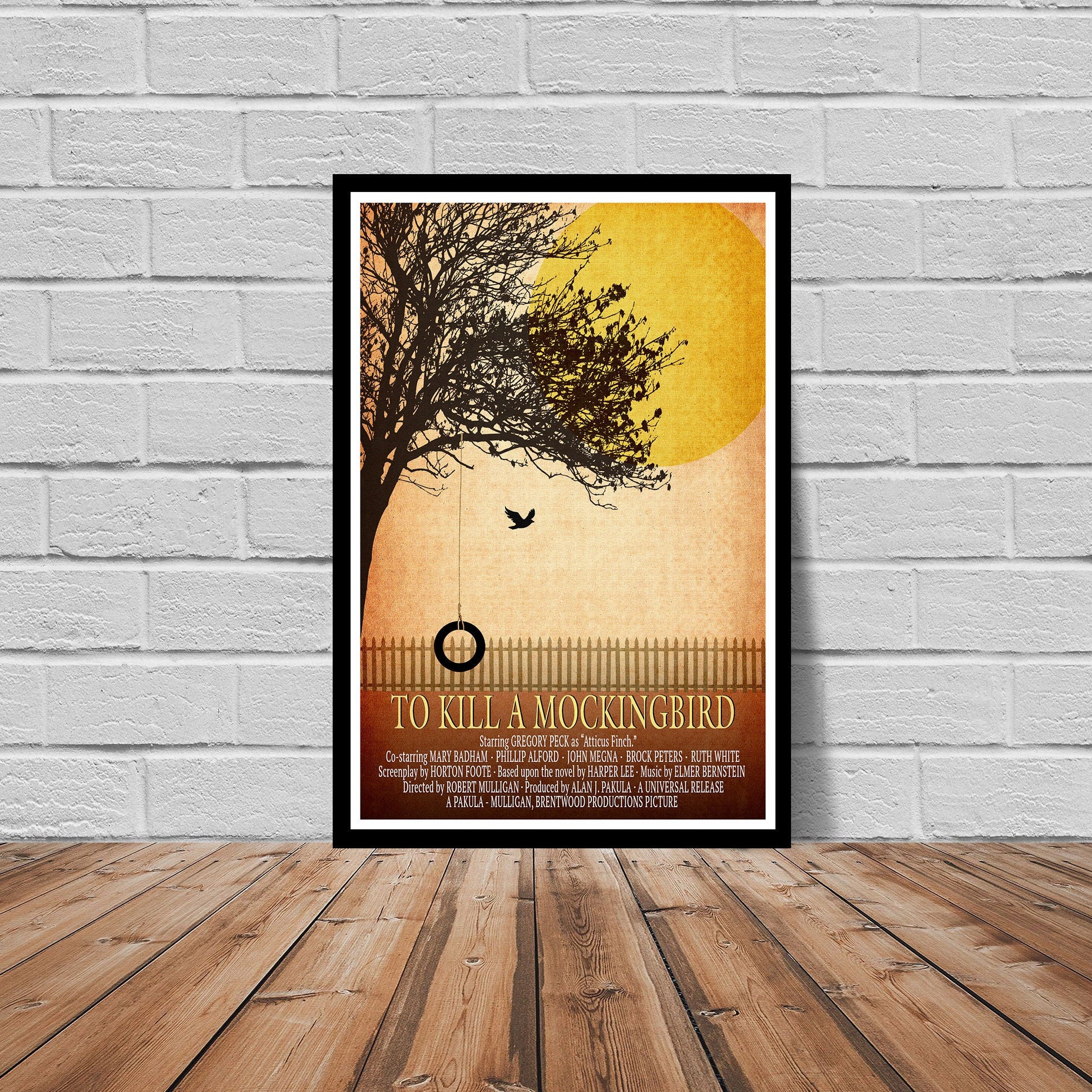 To Kill A Mockingbird Original Art Print Harper Lee Movie | Etsy