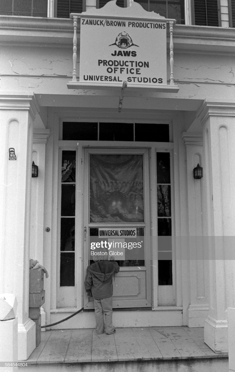 Jaws - "jaws Production Office Sign" Print Replica - the Making of Jaws ...