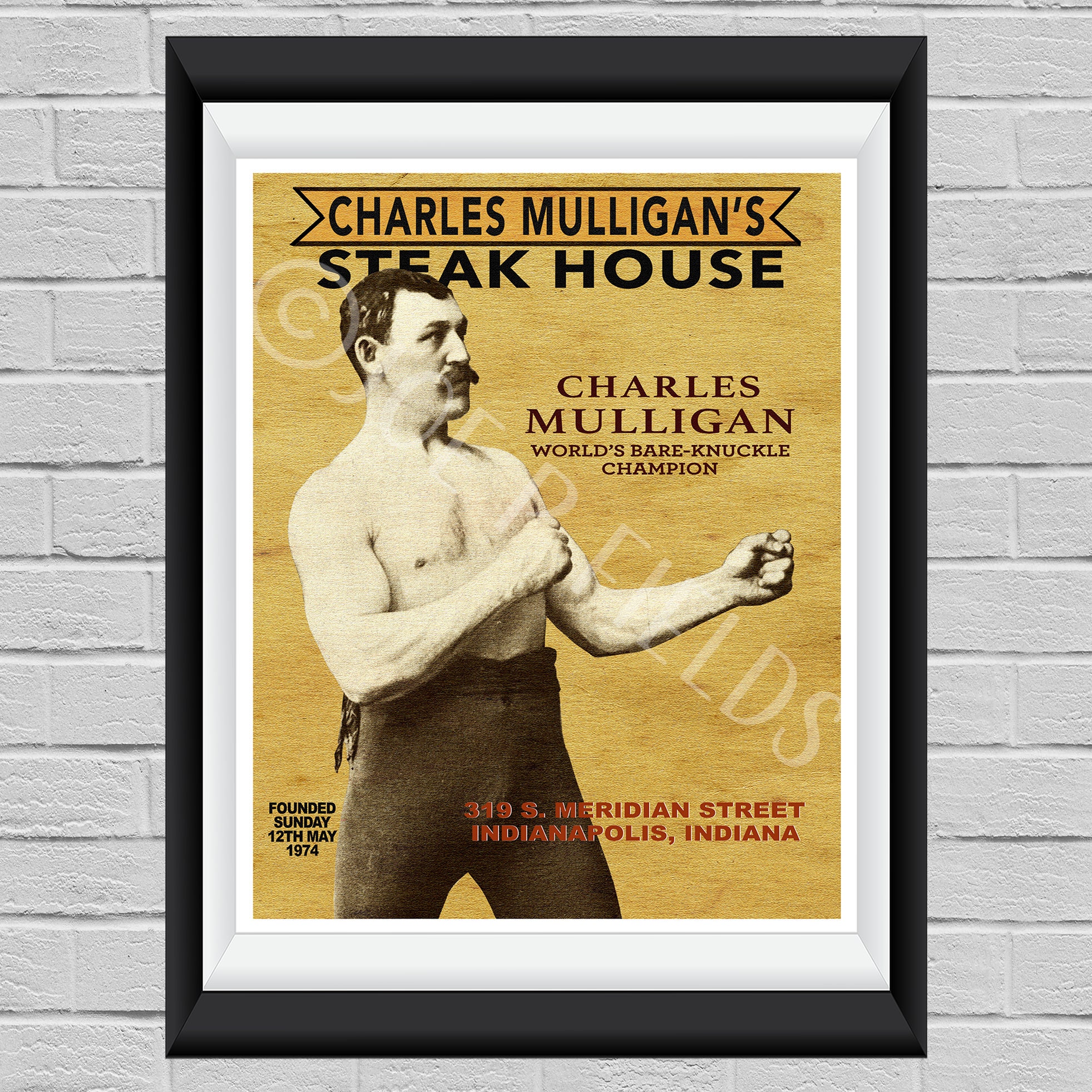 Parks and Recreation Charles Mulligan's Steakhouse Replica - Etsy