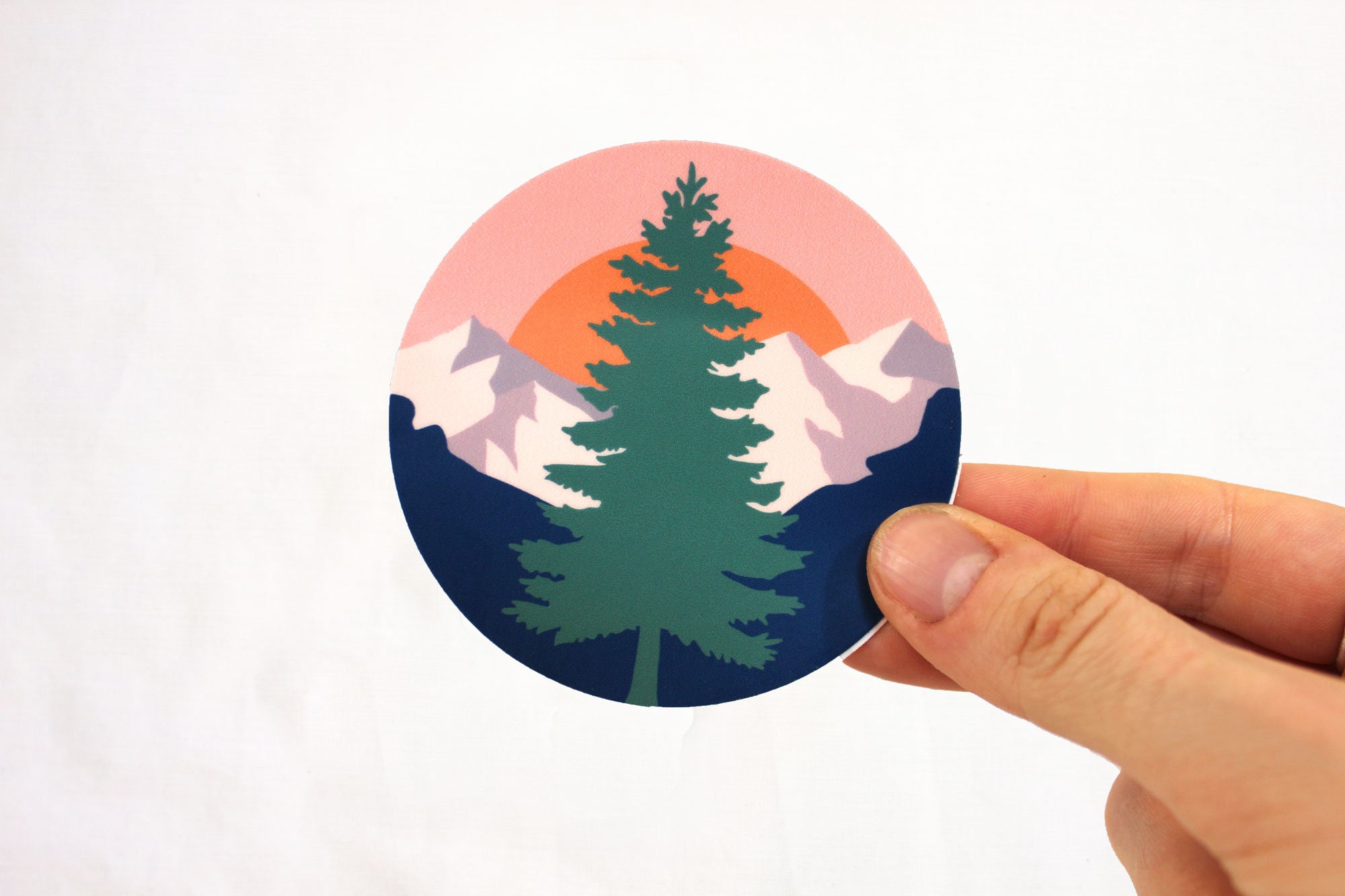 Go Outside Circle Sticker // 3” Vinyl Weatherproof Laptop Sticker ...