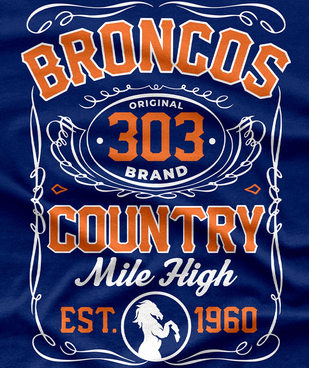 Broncos Country 303 Whiskey T-shirt unisex - Etsy