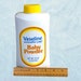 Vtg 80s Family Size Vaseline Intensive Care Baby Powder Full Bottle 24 ...