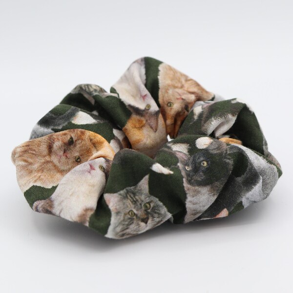 Cat Scrunchie - Etsy