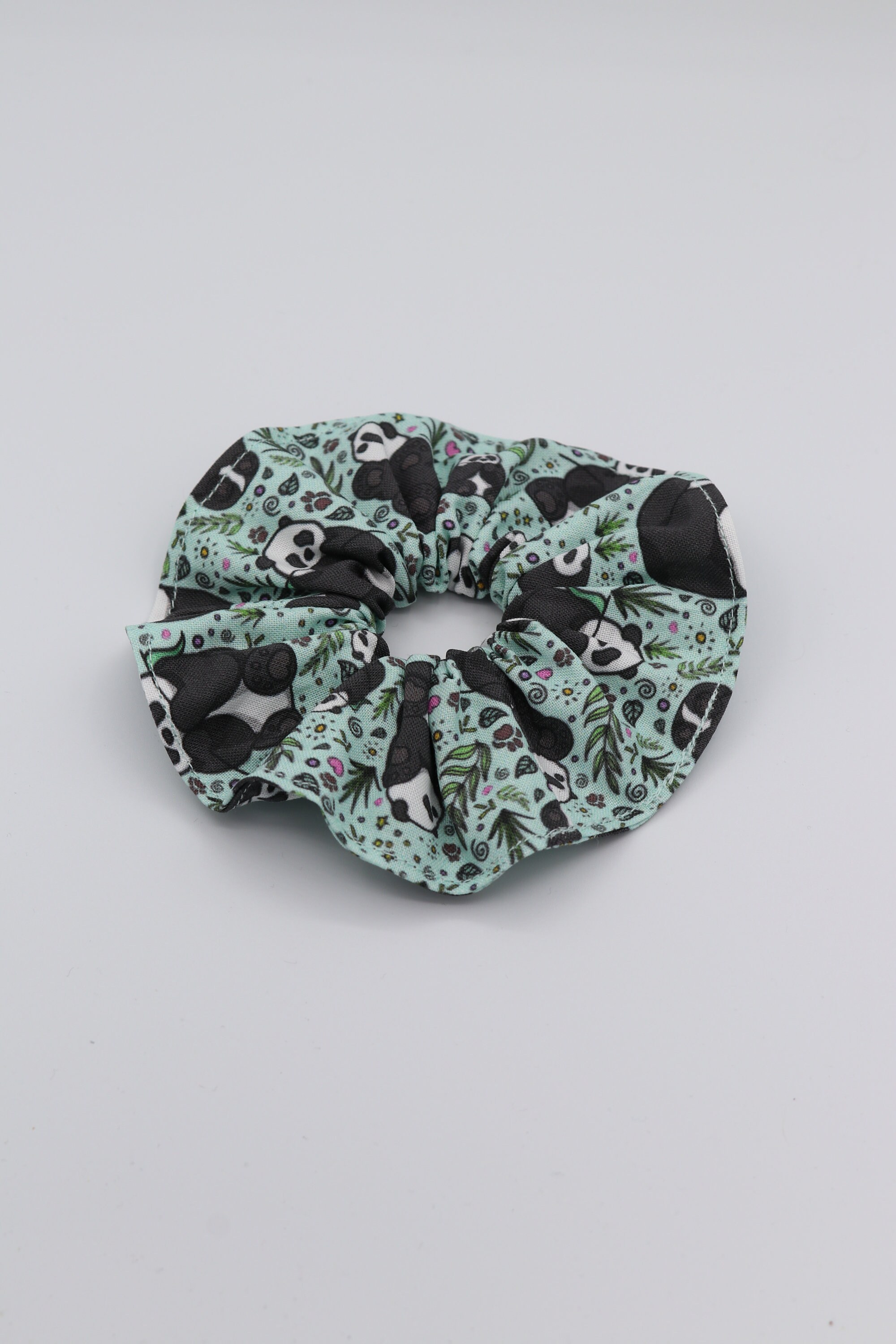 Panda Bear Scrunchie Cute Cartoon Scrunchie - Etsy