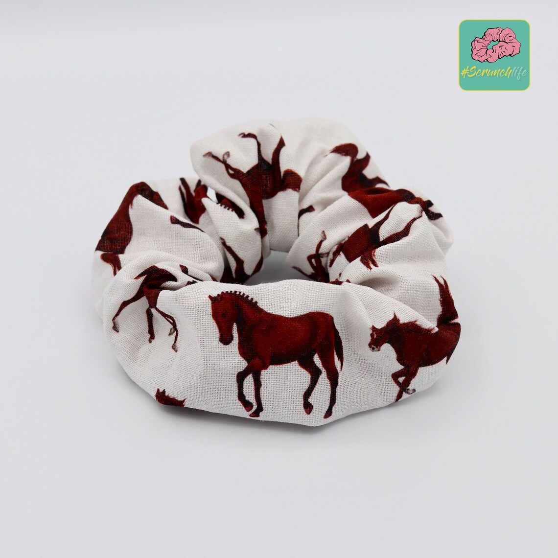 Horse Scrunchie, Dressage Hair Tie, Equestrian Scrunchy, Horse Themed ...