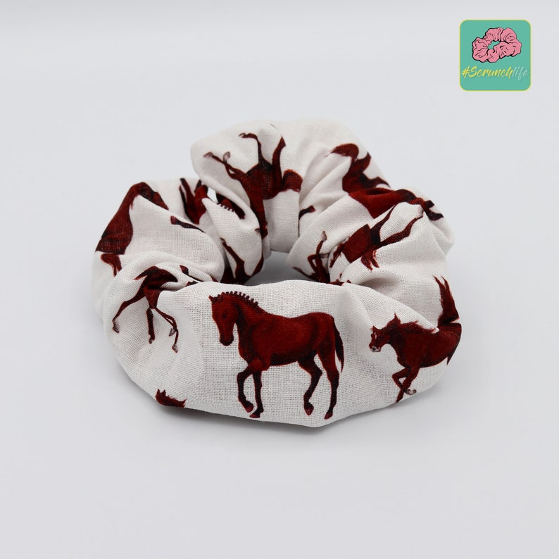 Horse Scrunchie, Dressage Hair Tie, Equestrian Scrunchy, Horse Themed ...