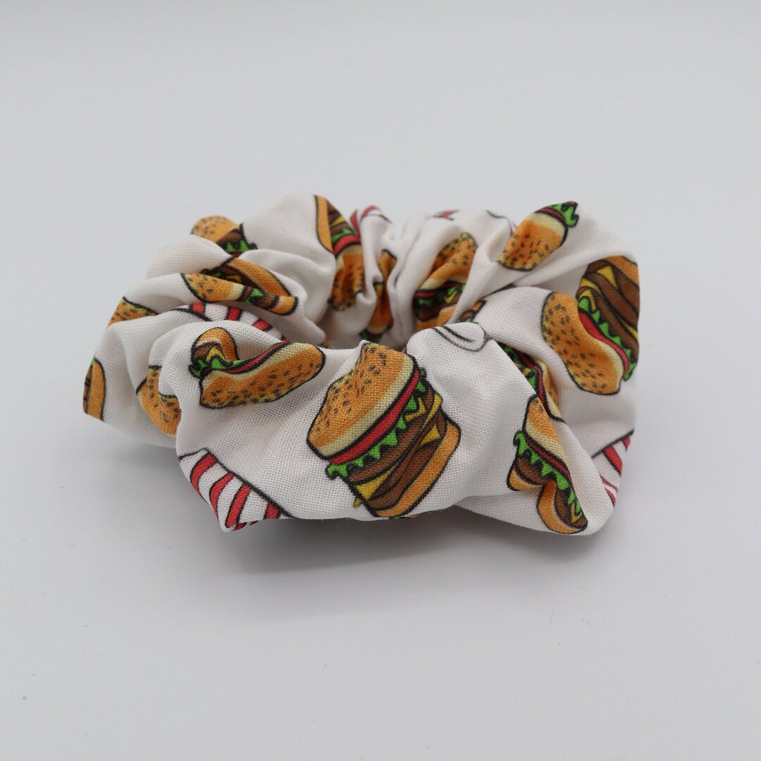 Hamburger Scrunchie, Milkshake Scrunchy, Burger Soda Hair Tie ...