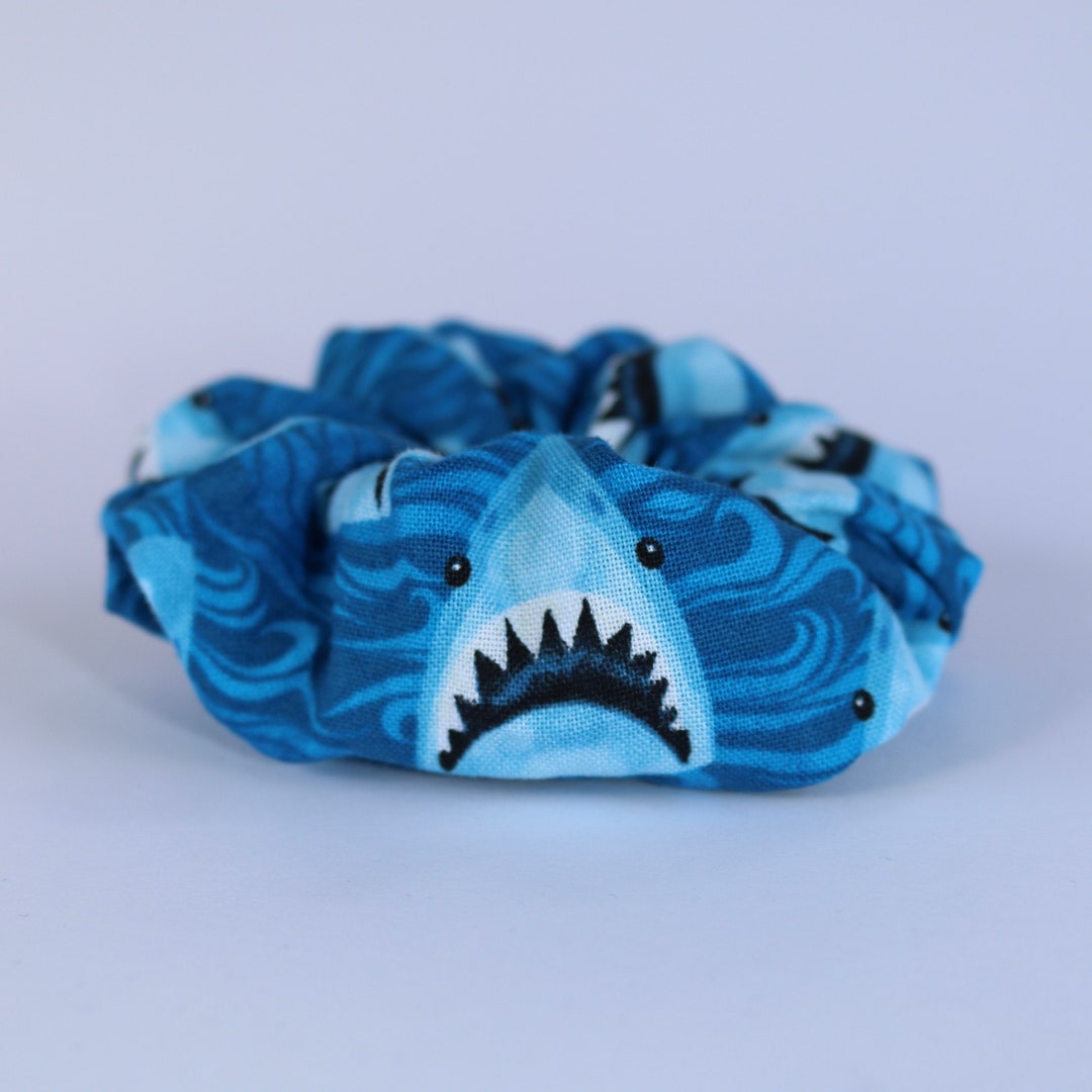 Shark Jaws Scrunchie - Great White Shark Scrunchie - Etsy