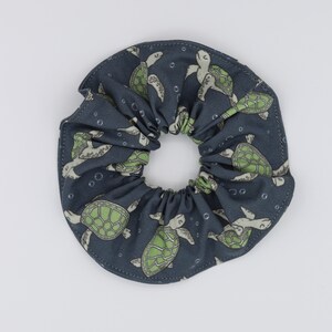 Turtle Scrunchie Blue Ocean Sea Turtle Scrunchie | Etsy