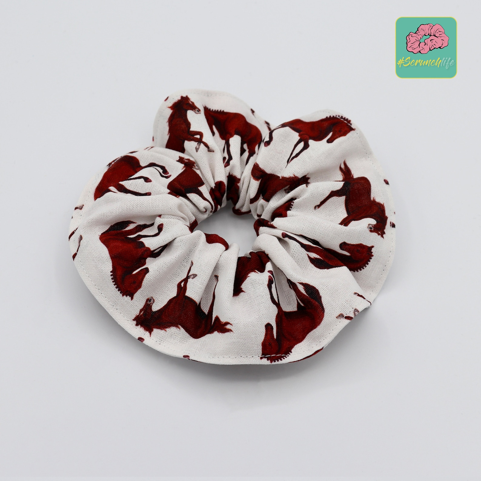 Horse Scrunchie, Dressage Hair Tie, Equestrian Scrunchy, Horse Themed ...
