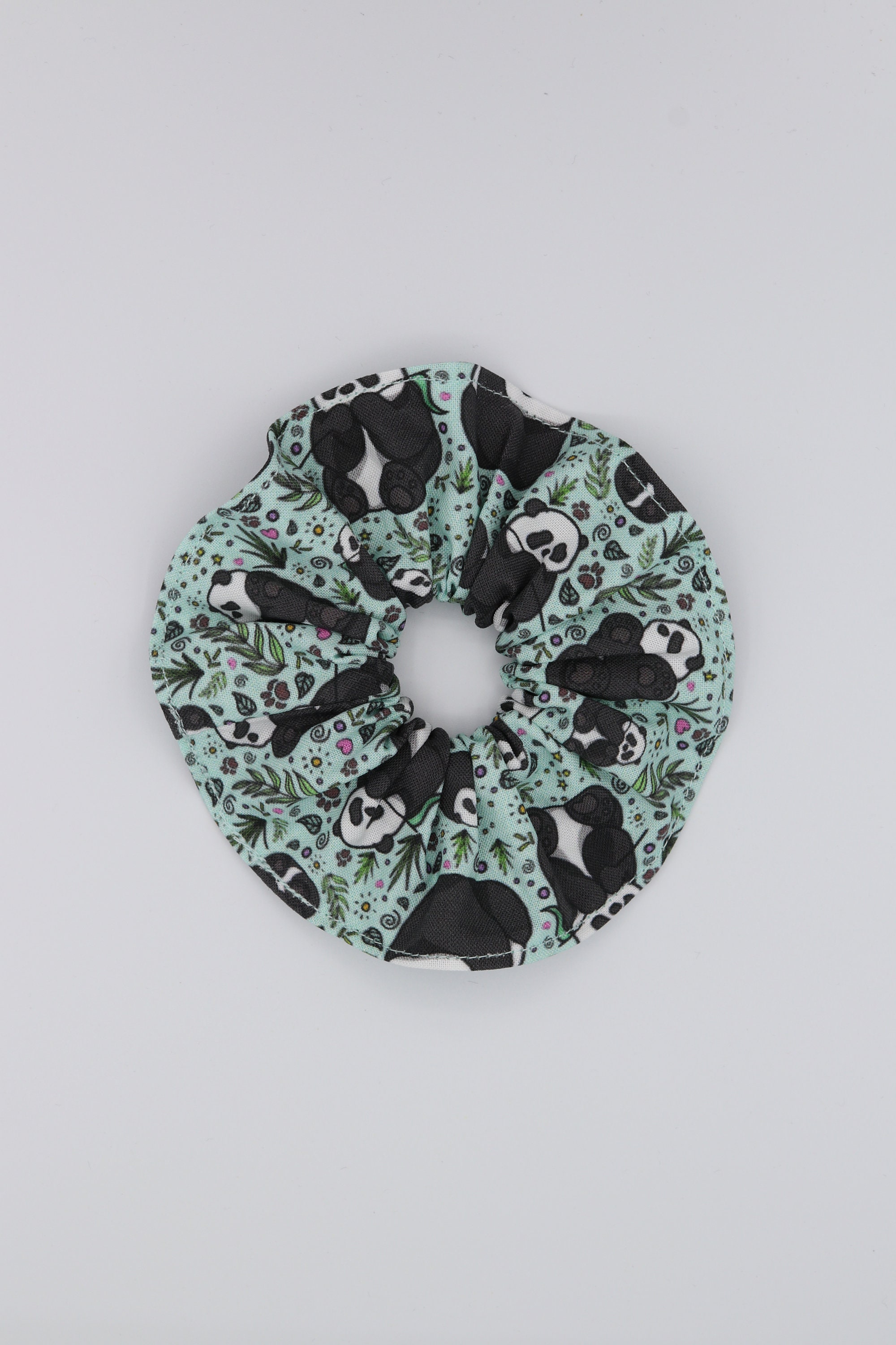 Panda Bear Scrunchie Cute Cartoon Scrunchie - Etsy