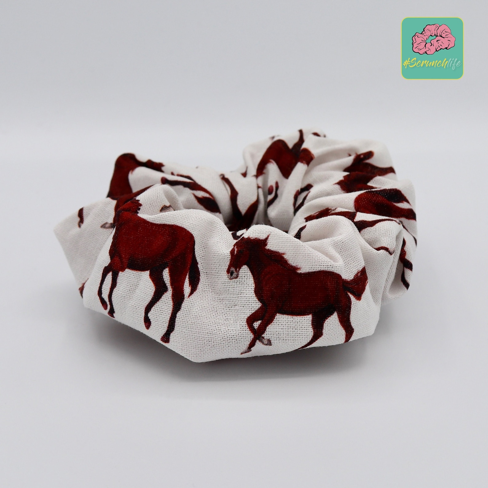 Horse Scrunchie, Dressage Hair Tie, Equestrian Scrunchy, Horse Themed ...