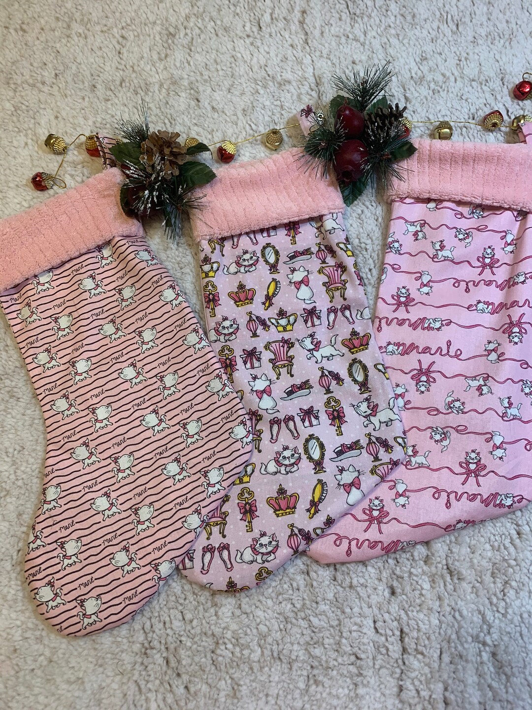 Medias-Navidad-Vacaciones- Fan-Marie-Aristocats-Pink-Gift-Present ...