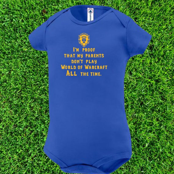 World of Warcraft Onesie Classic Wow Infant Bodysuit | Etsy
