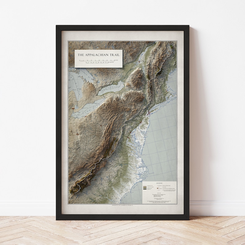 3d Printed Hike Map - Etsy