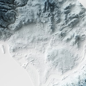 Washington DC Topographic Map Poster | Minimalist Original Design ...