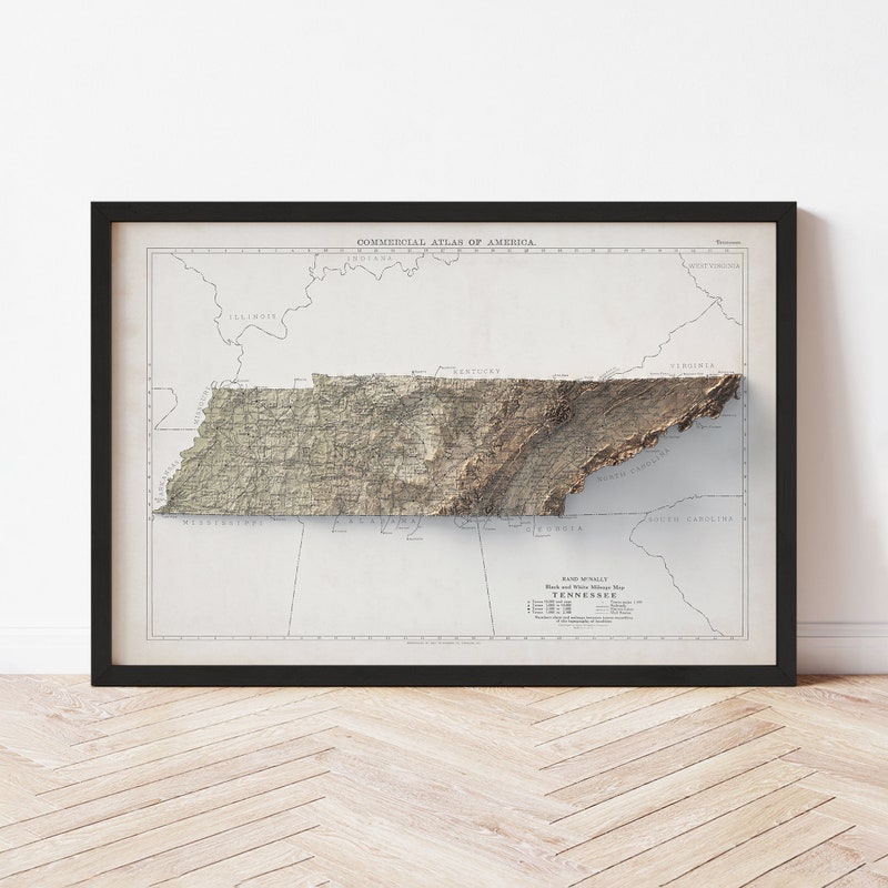 Tennessee With Map Png - Etsy