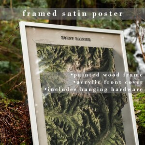 Portland, Oregon Topographic Map Poster | Styled Satellite Imagery ...