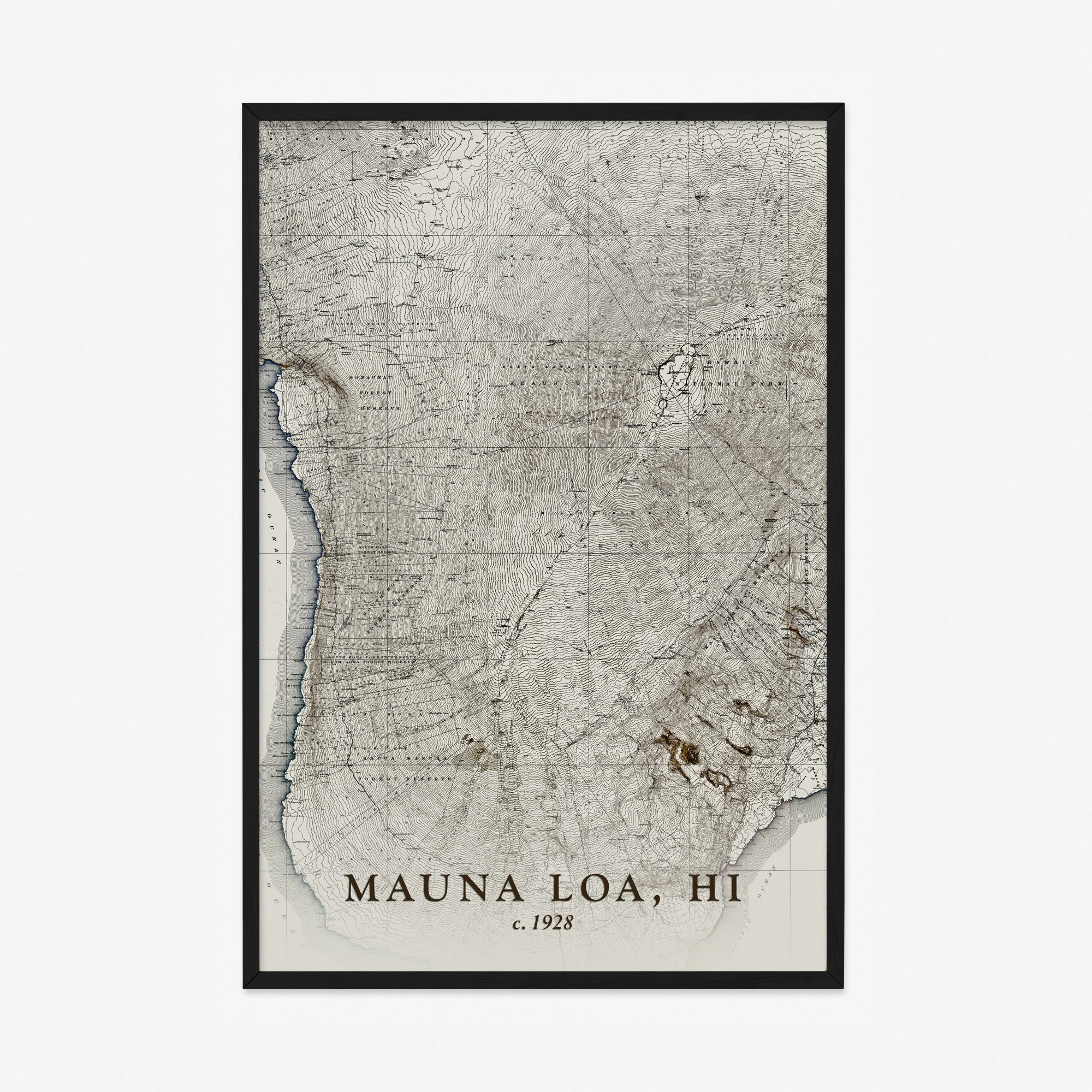 Mauna Loa Topographic Map