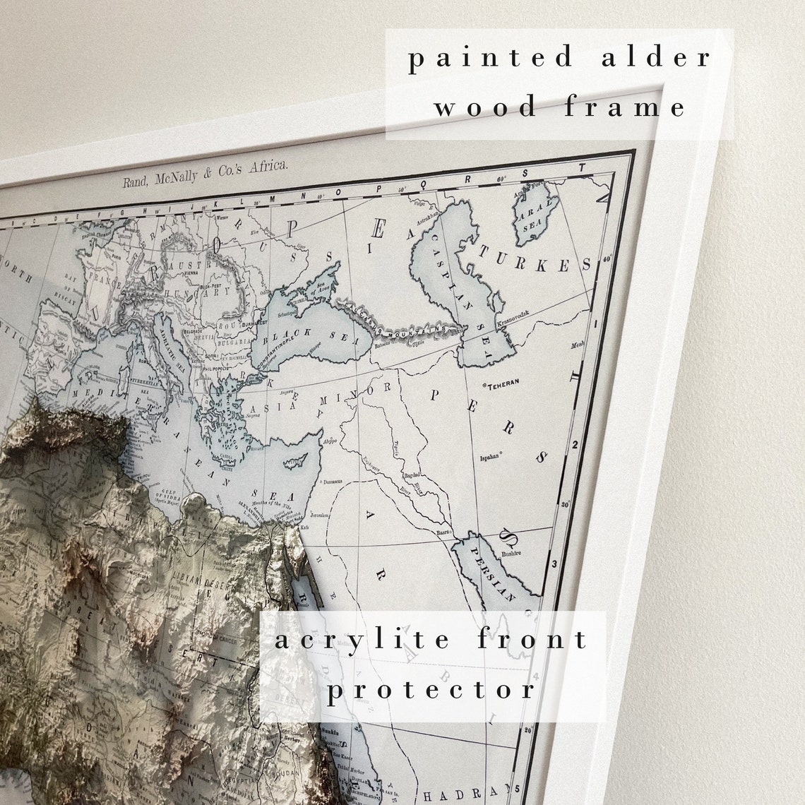 Newfoundland Island Map 2D Giclée Print on Fine Art Matte - Etsy