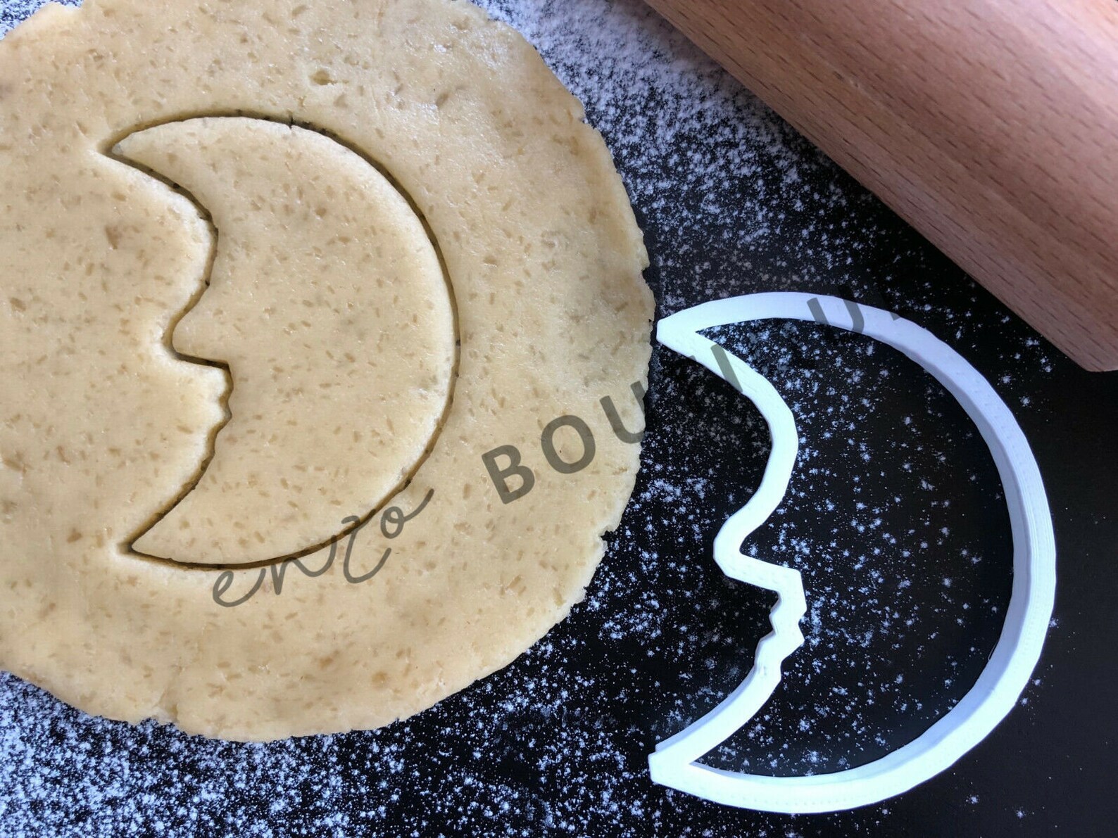 Moon Cookie Cutter 02 Fondant Cake Decorating UK Seller | Etsy