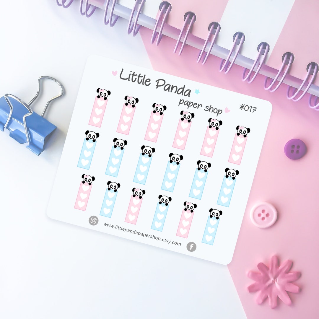 Panda Checklist Planner Stickers Adesivi Planner carini per planner ...