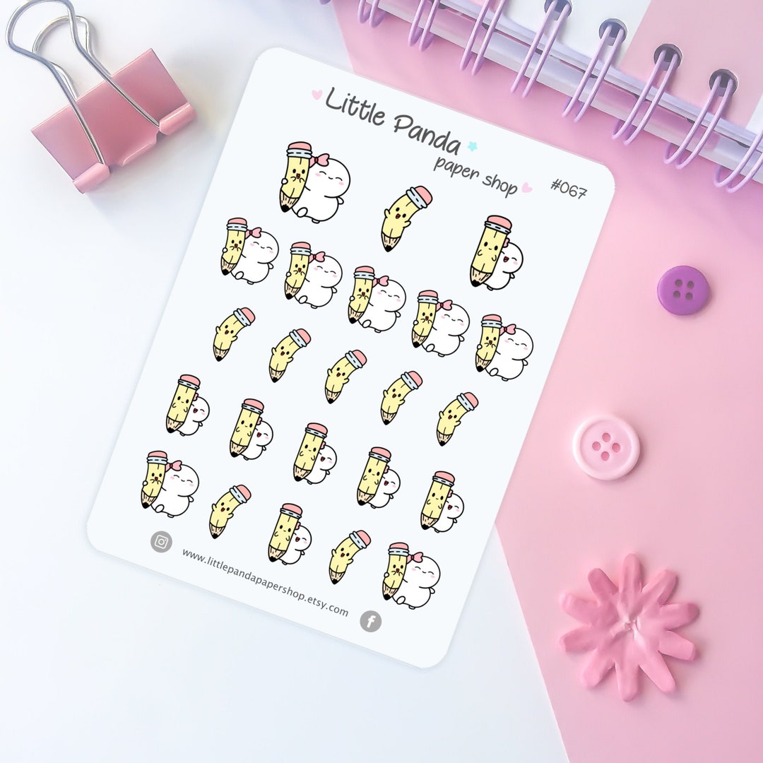 Pencil Girls Planner Stickers – Cute Planner Sticker for Planner ...
