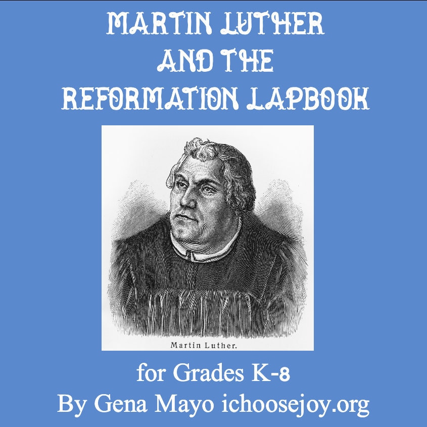 Martin Luther and the Reformation Lapbook - Etsy