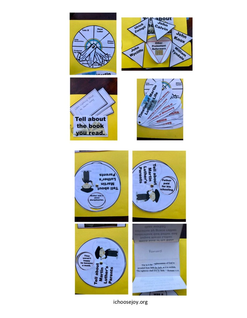 Martin Luther and the Reformation Lapbook - Etsy