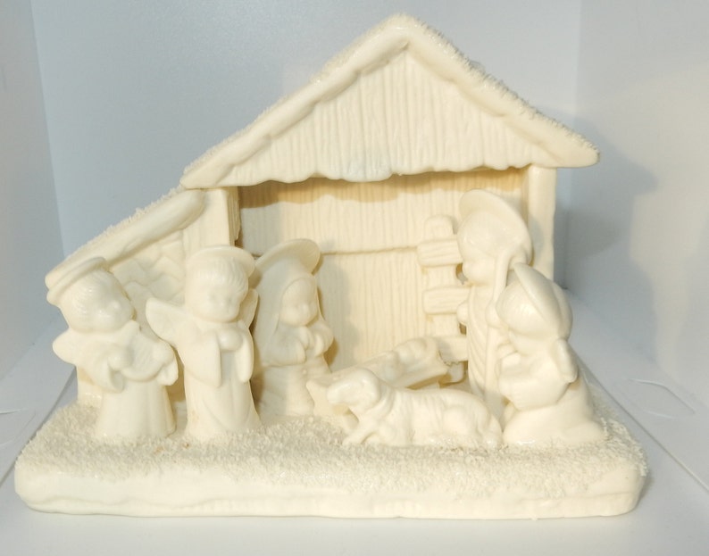 Ceramic Nativity Scene - Etsy
