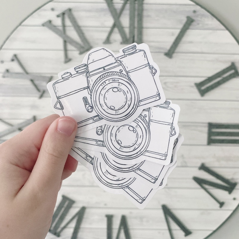 Camera Stickers - Etsy