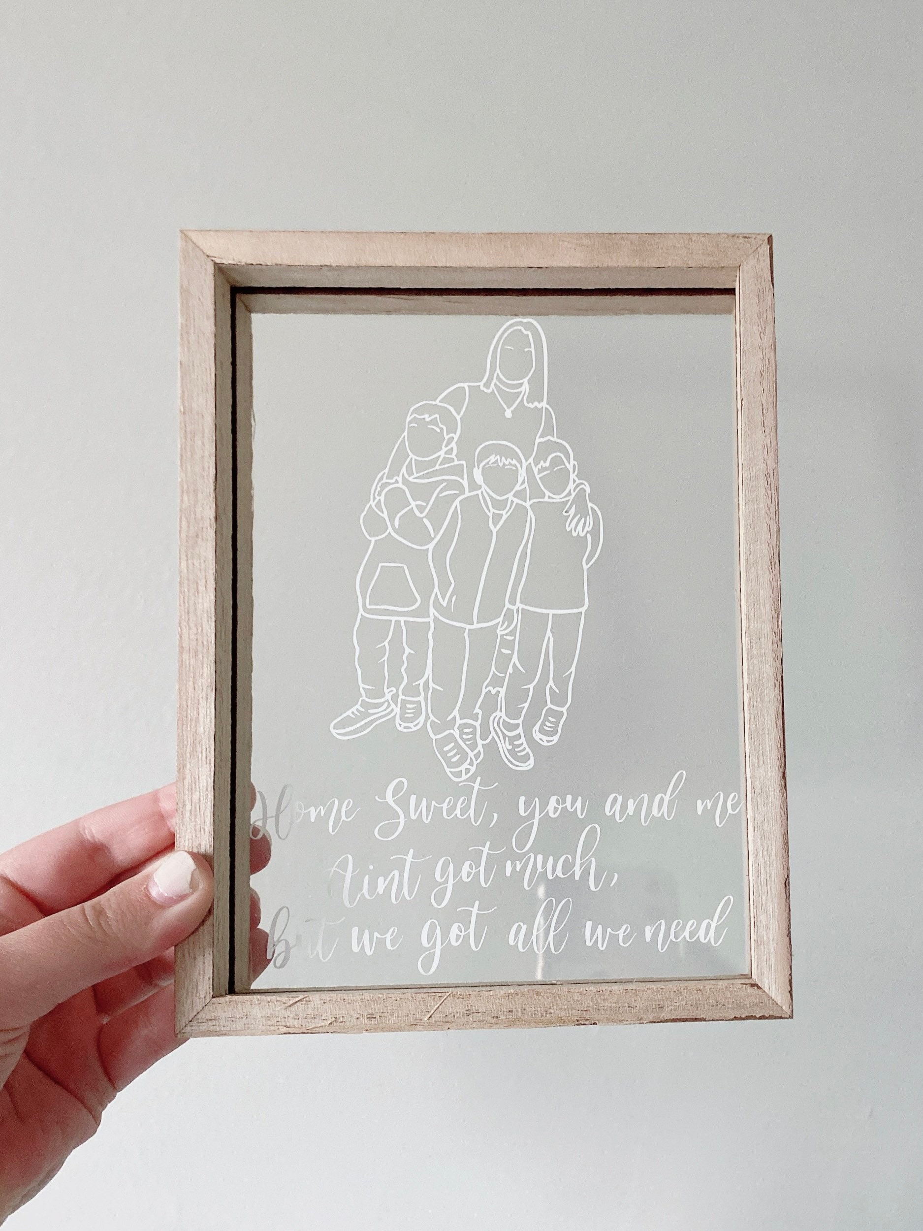 Custom Free Standing Floating Frames | Personalized Picture | Custom ...